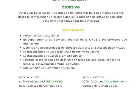 El modelo de intervención de la ONCE en el proceso de ajuste a la ...